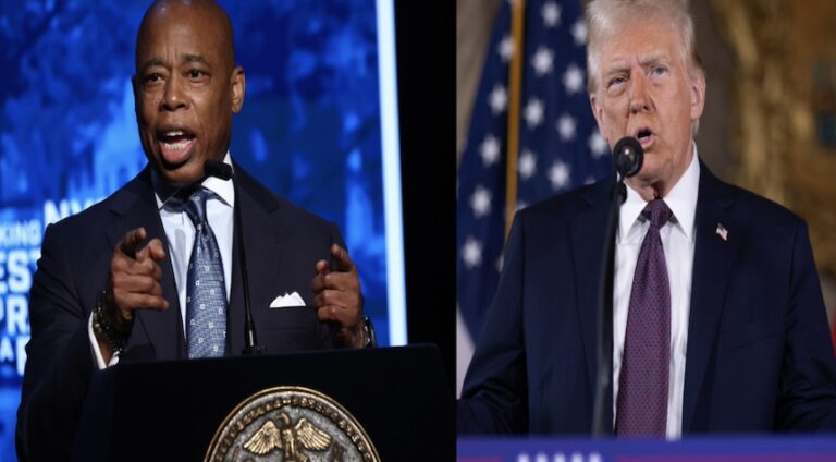 Trump and NYC Mayor Adams Meet at White House in Rare Bipartisan Sit ...